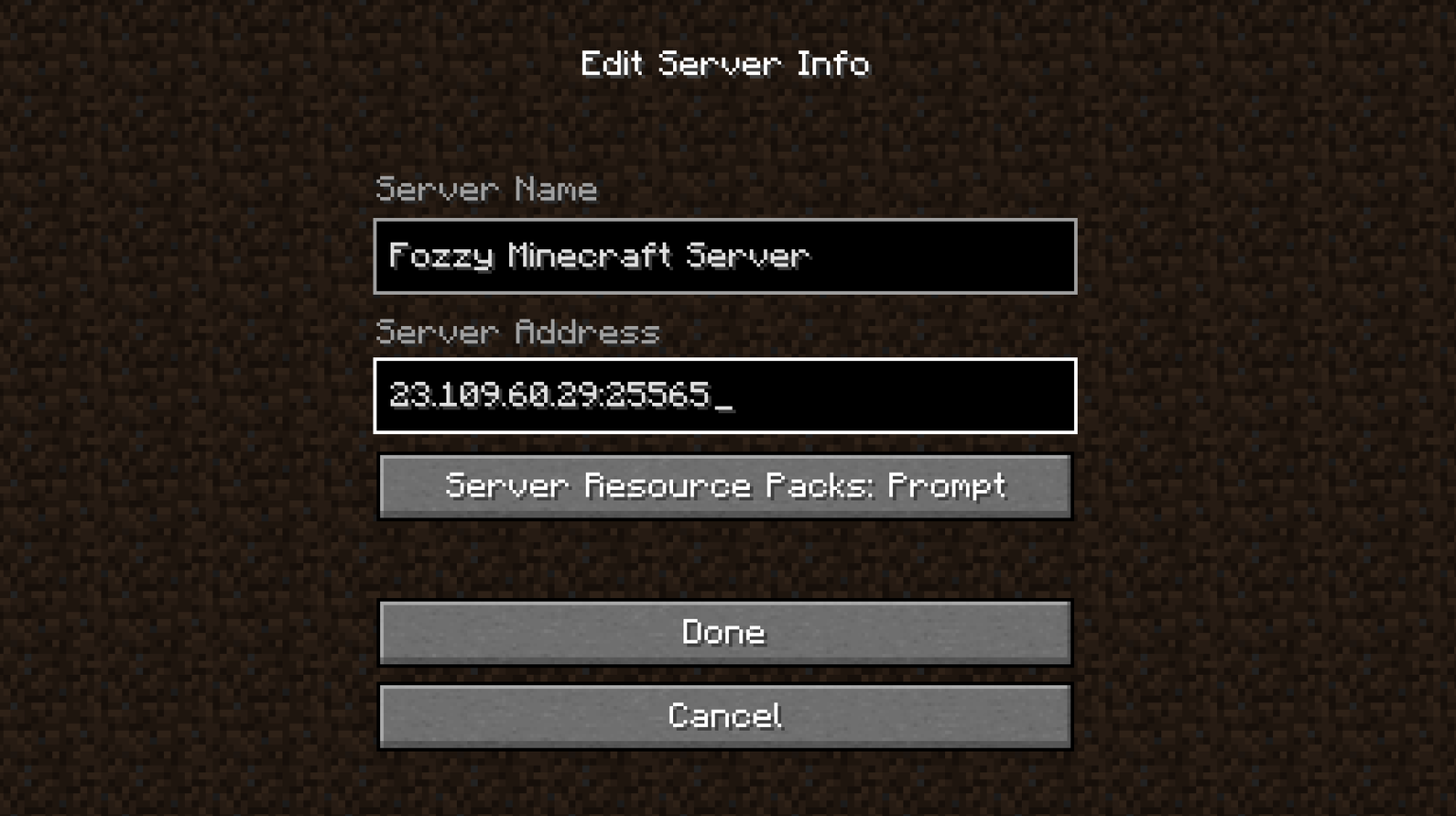 How to connect to your Minecraft server, how to set a password for the ...