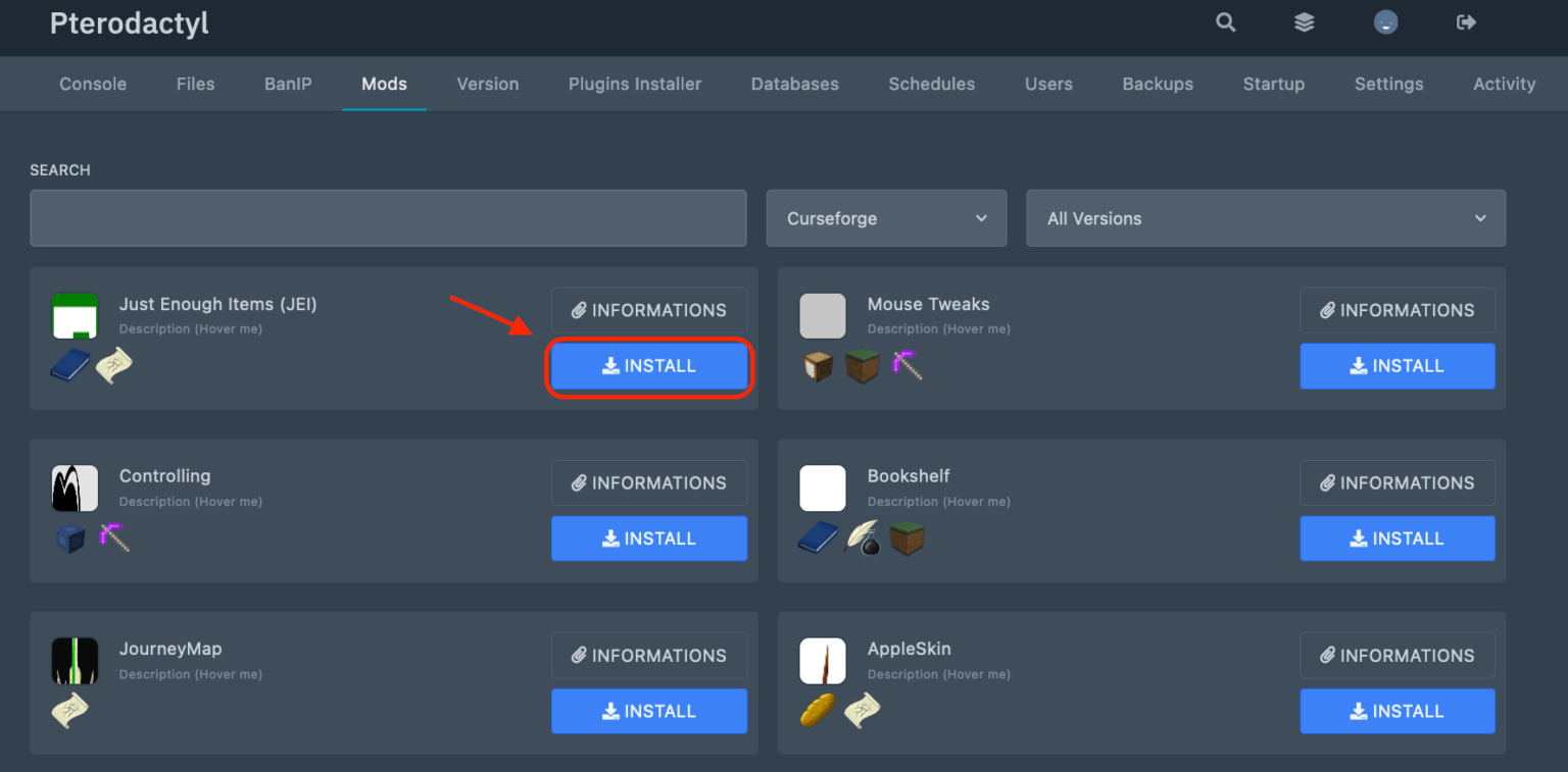 How to install mods on a Minecraft Java server? - Fozzy hosting knowledge base