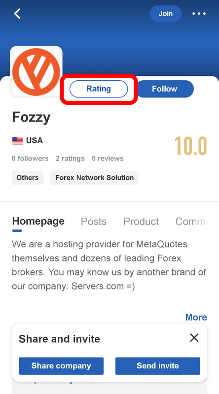How to rate Fozzy on Fazzaco - Fozzy hosting knowledge base